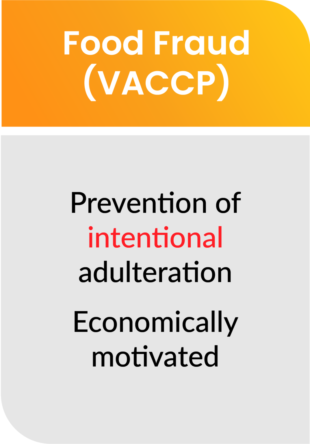 What are HACCP, TACCP and VACCP? (and how do they differ?) | totrain